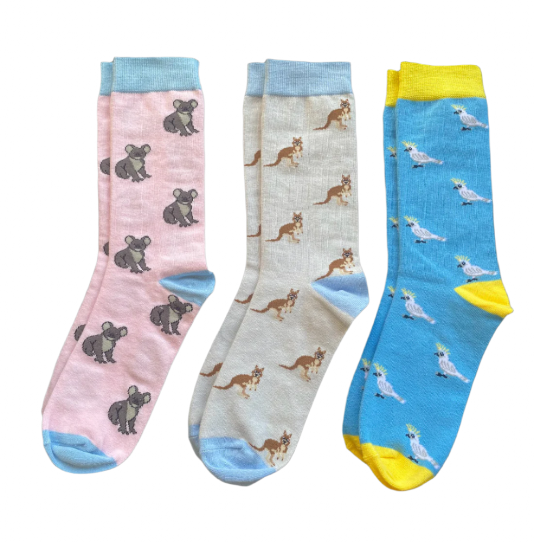 Iconic Aussie Animals Sock 3-Pack – OzSox